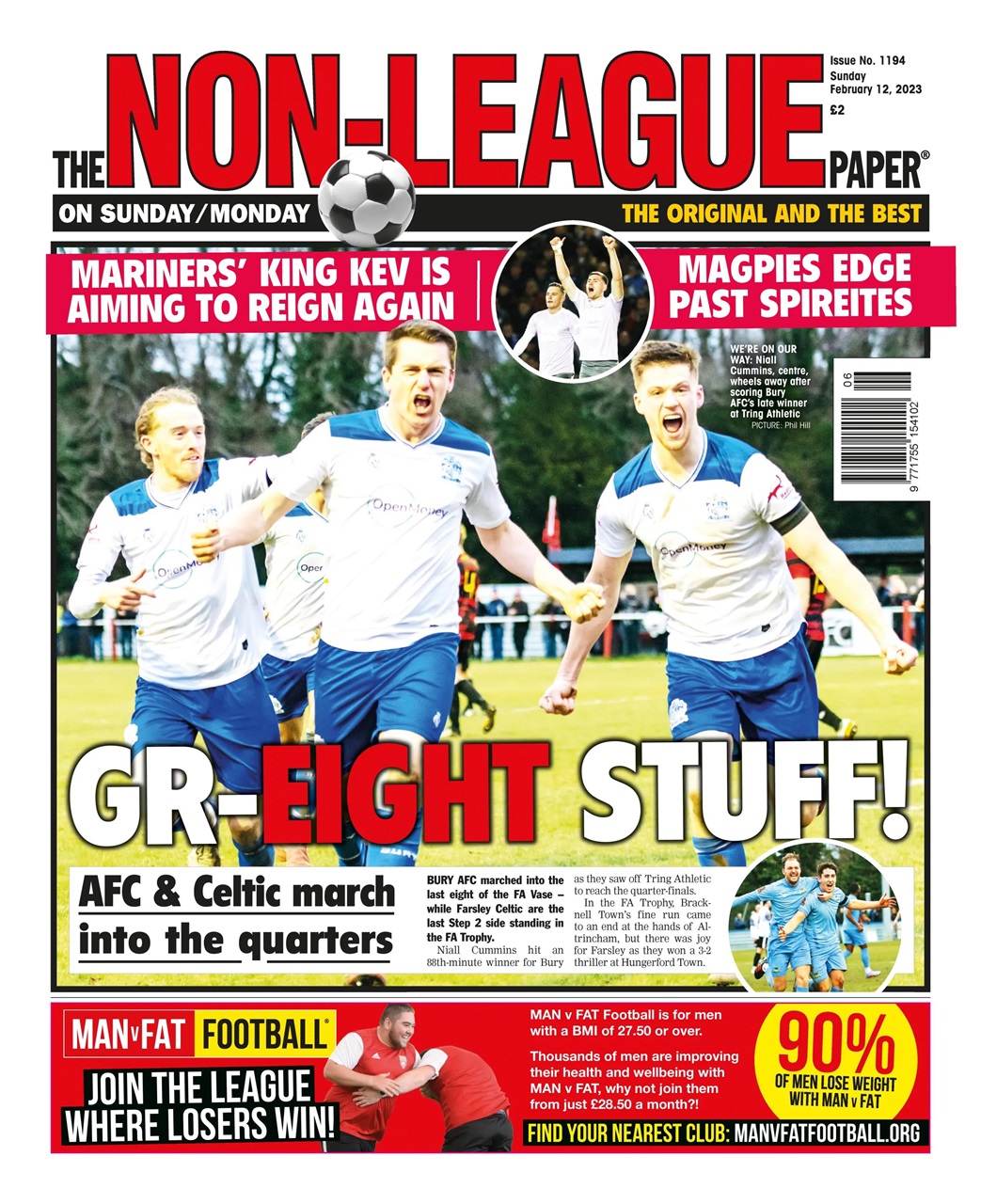 The Non-League Football Paper Magazine - 12-Feb-2023 Back Issue
