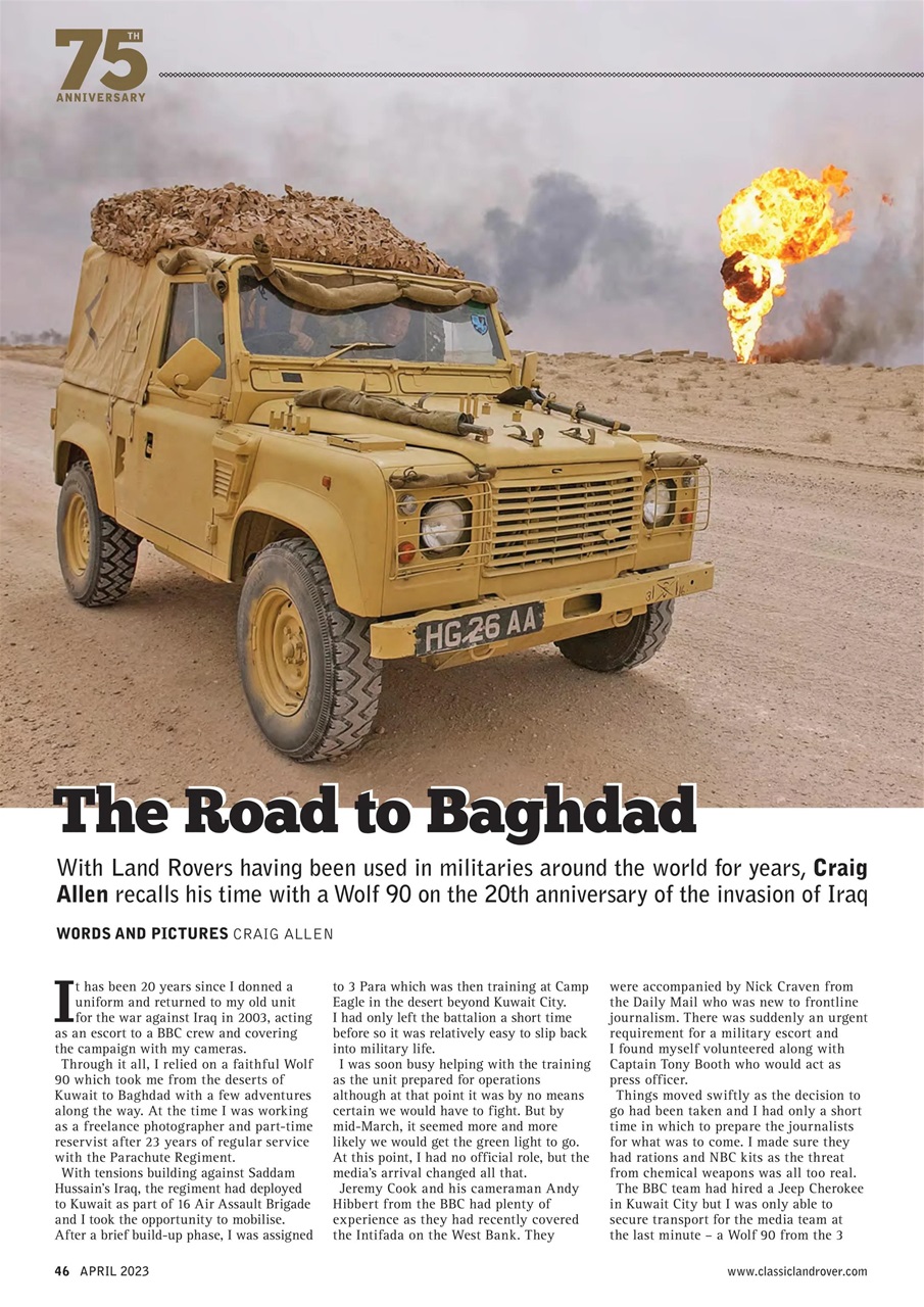 Classic Land Rover Magazine - April 2023 Back Issue