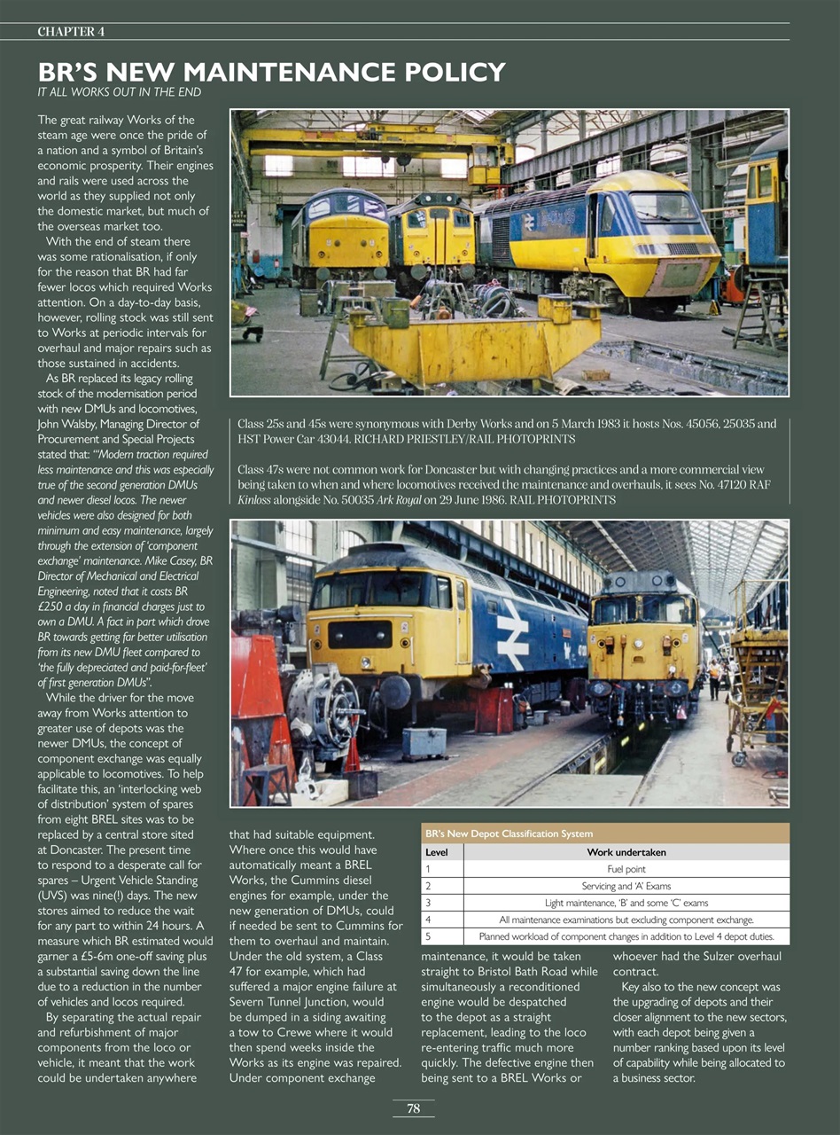 Railways of Britain Magazine - The BR Chronicle History 8 Back Issue