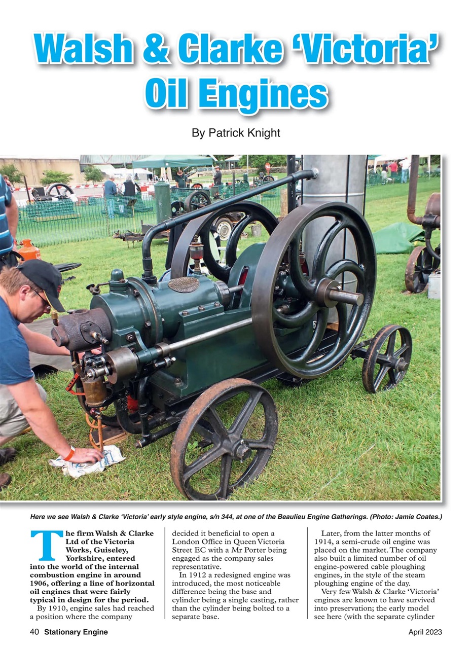 Stationary Engine Magazine - Apr-23 Back Issue