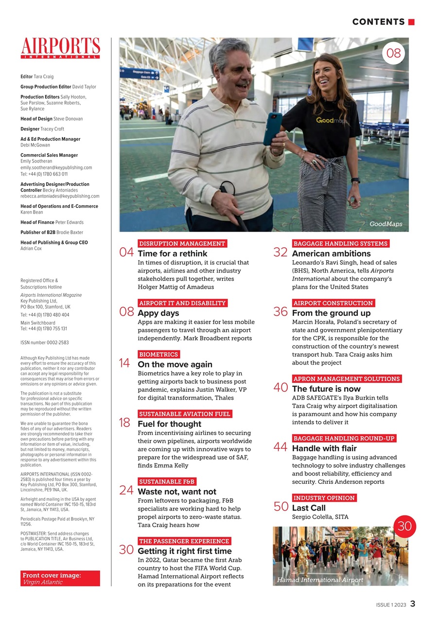 Airports International Magazine - Issue 1 2023 Back Issue