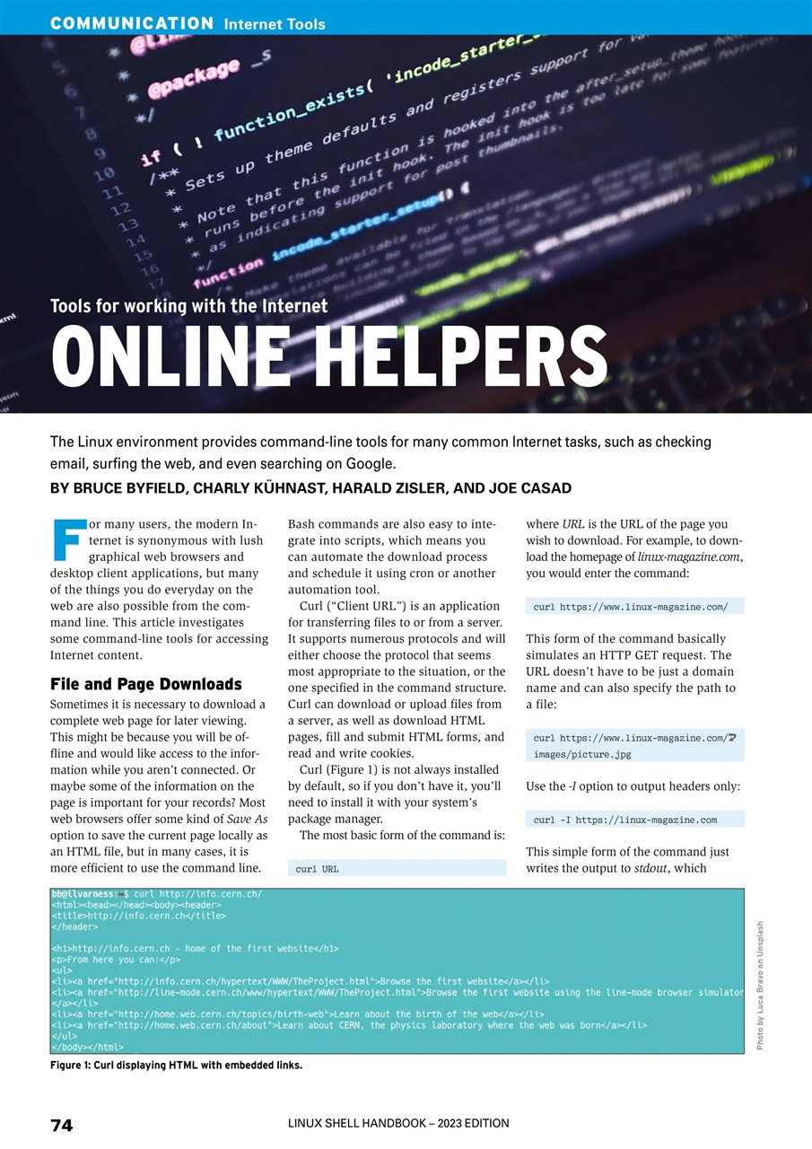 Linux Magazine - Shell Handbook (2023 Edition) Special Issue