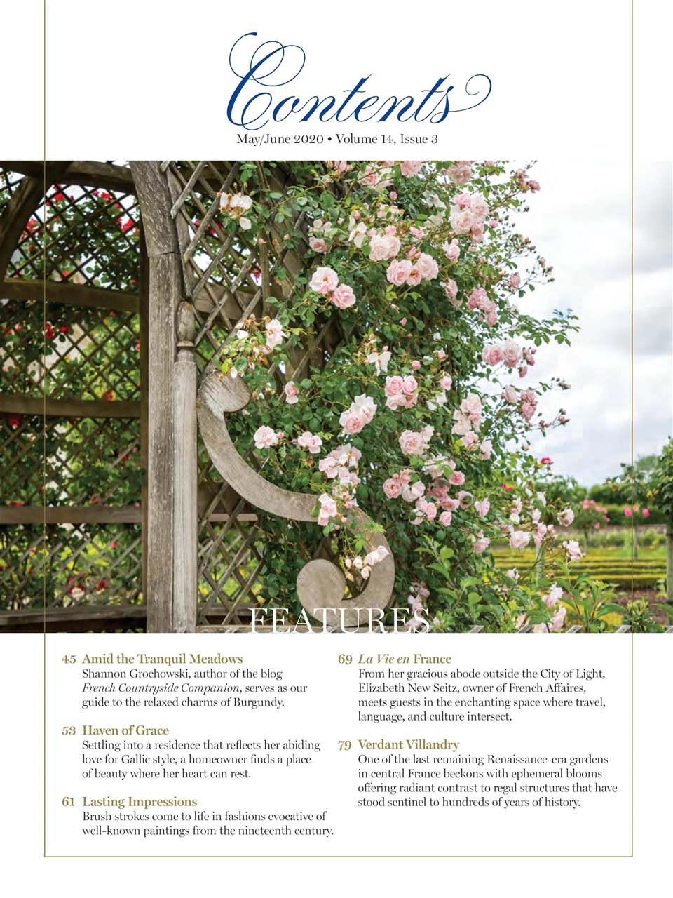 Victoria Magazine - May/June 2020 Back Issue