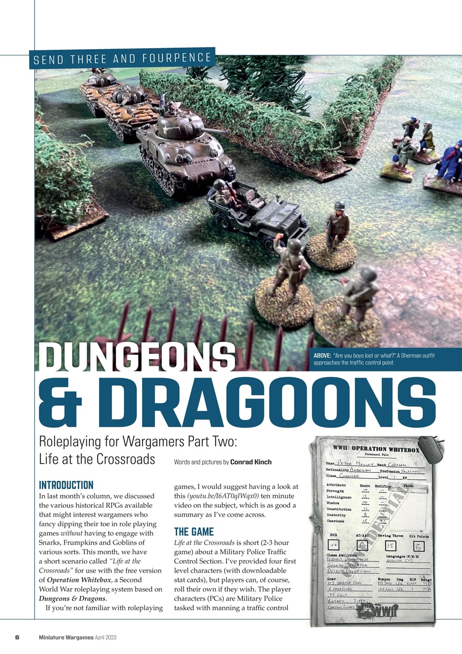 Miniature Wargames Magazine - April 2023 [480] Back Issue