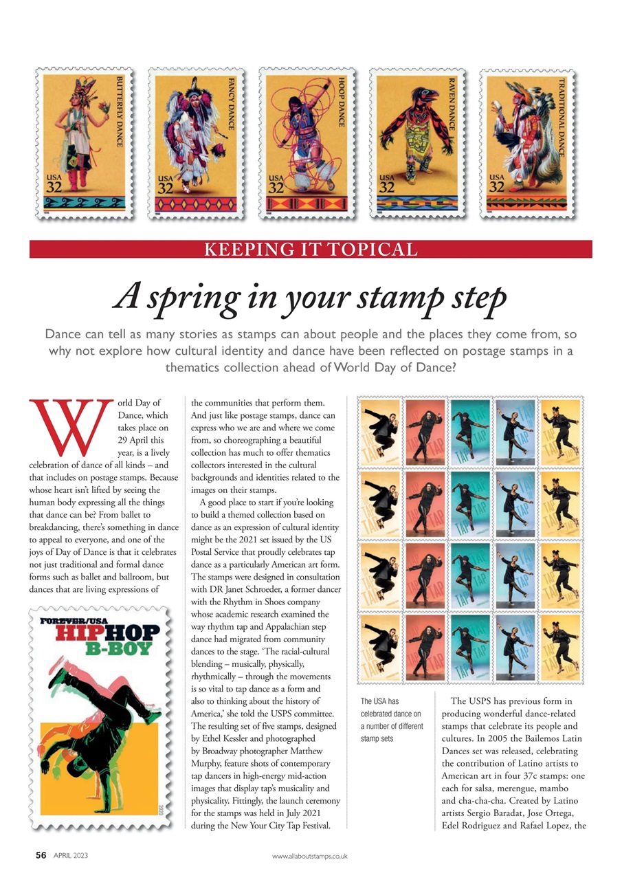Stamp Collector Magazine - April 2023 Back Issue