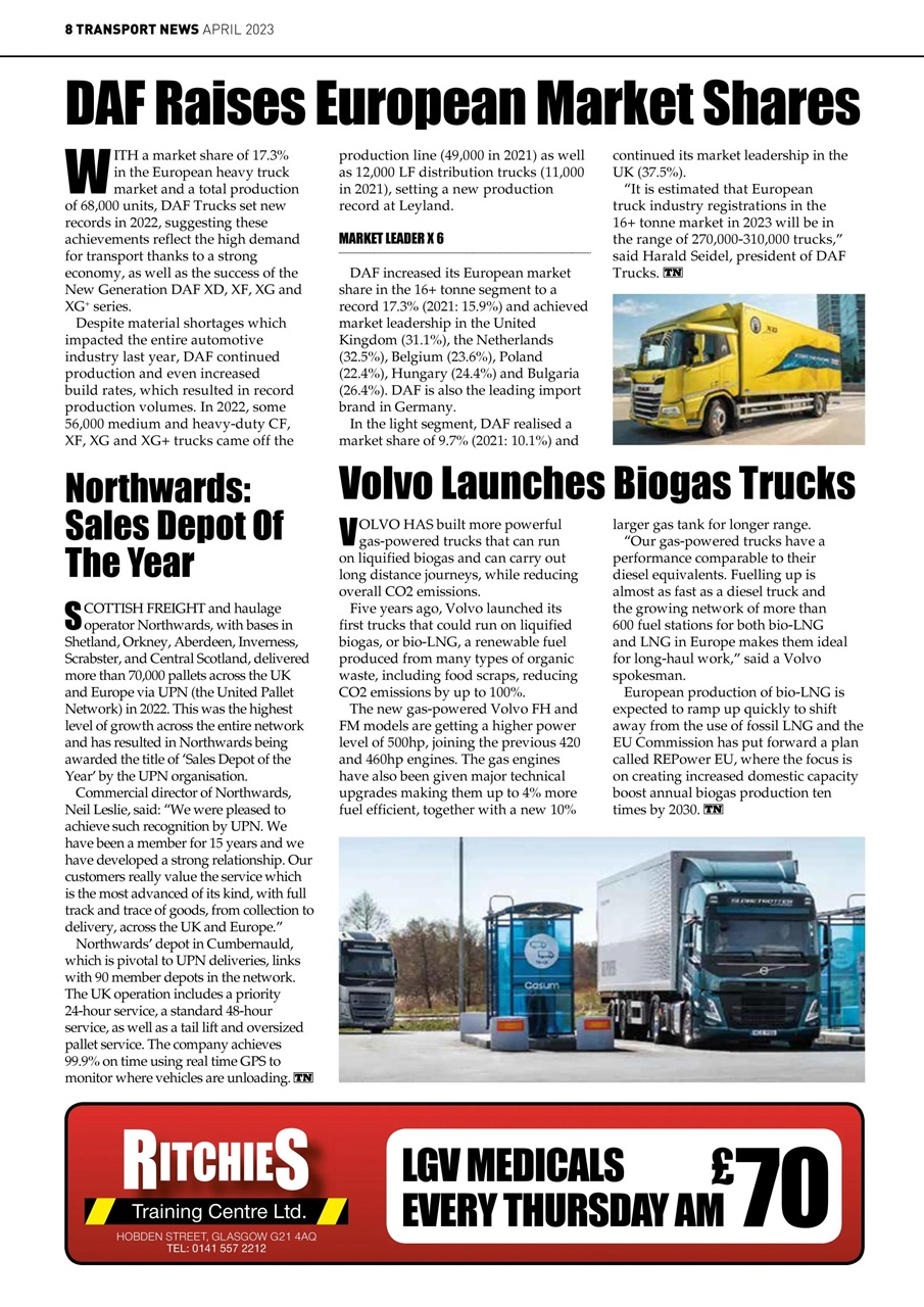 Transport News Magazine - April 2023 Back Issue
