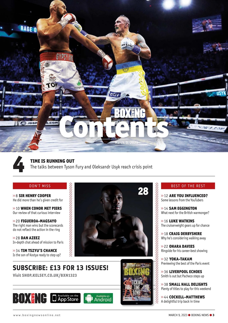 Boxing News Magazine - 9-Mar 2023 Back Issue