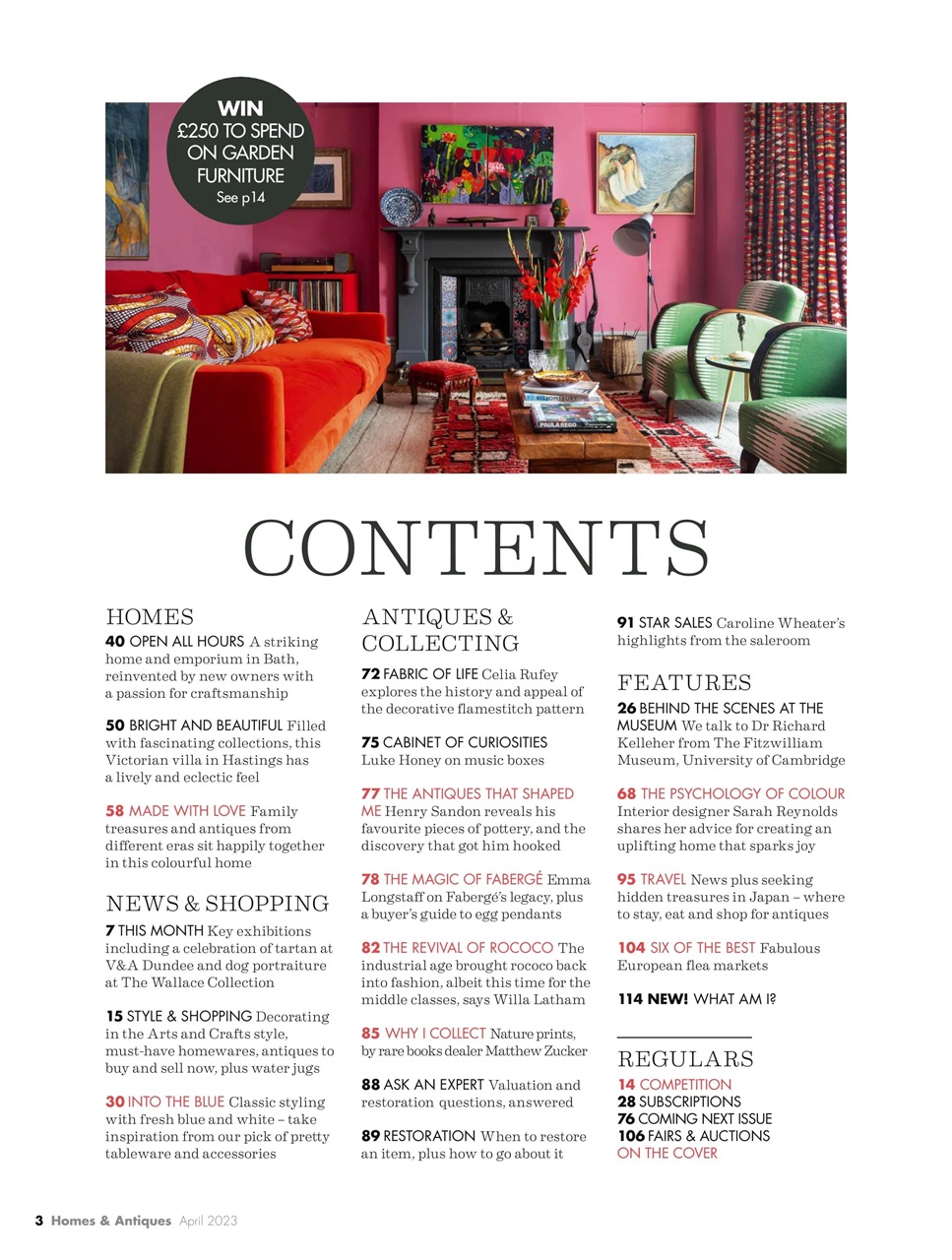 Homes & Antiques Magazine - April 2023 Back Issue