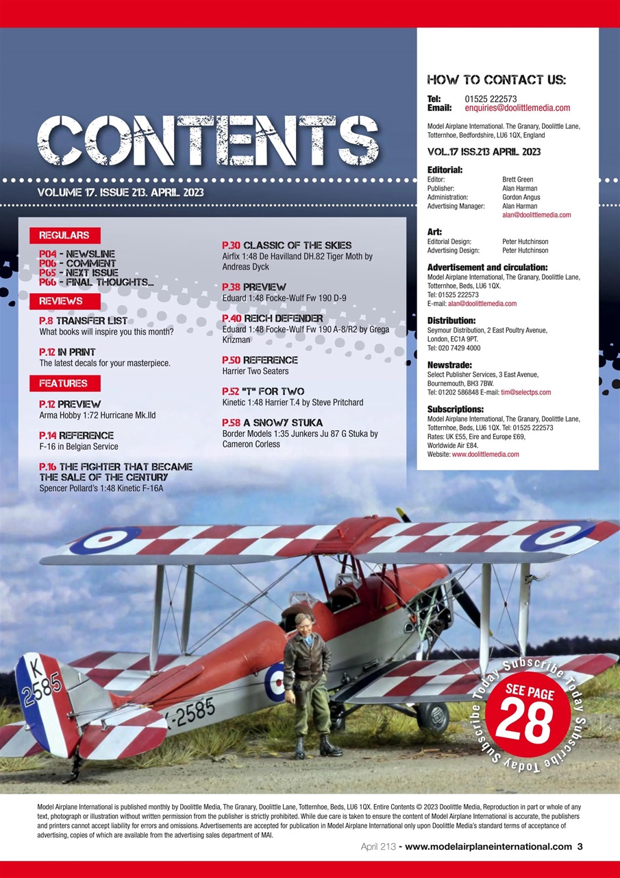 Model Airplane International Magazine - 213 Back Issue