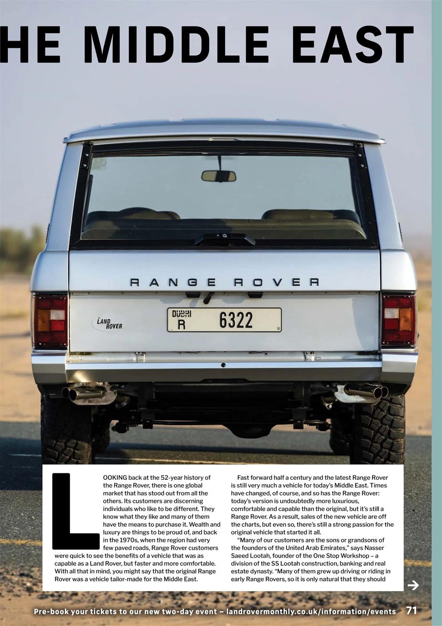 Land Rover Monthly Magazine - May 2023 Back Issue
