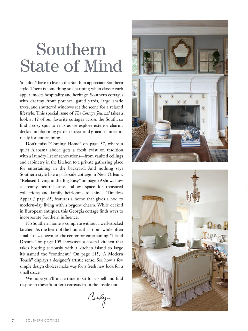 The Cottage Journal Magazine - Southern Cottage 2019 Special Issue