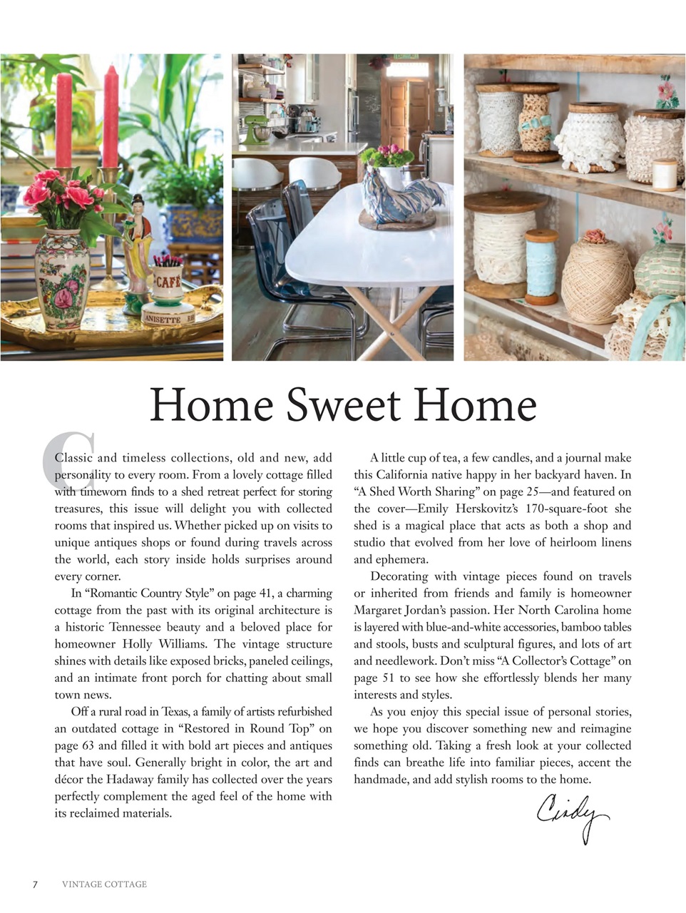 The Cottage Journal Magazine - Vintage Cottage 2020 Special Issue