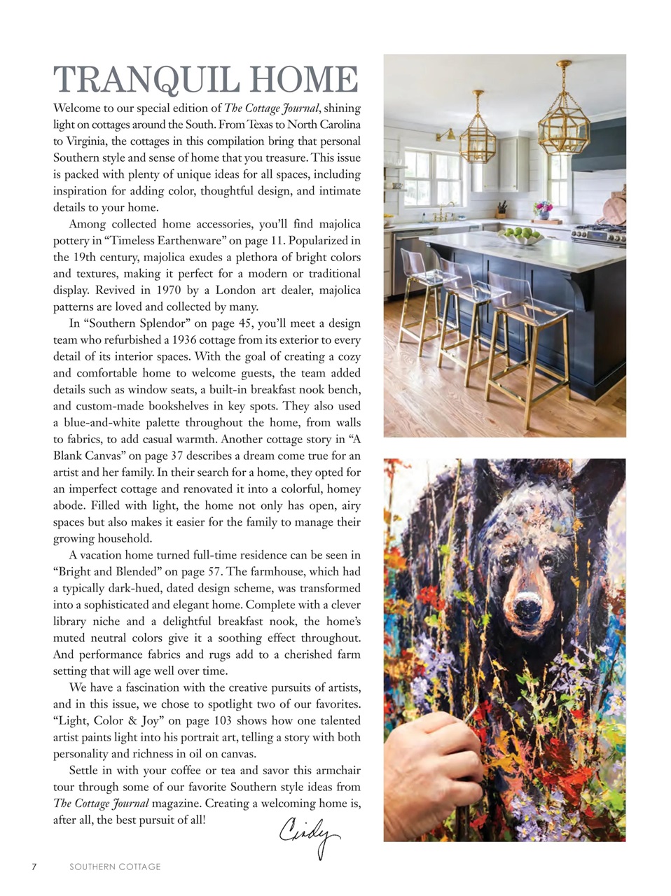 The Cottage Journal Magazine - Southern Cottage 2021 Special Issue
