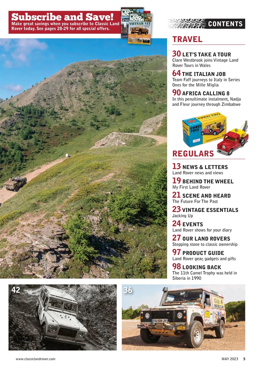 Classic Land Rover Magazine - May 2023 Back Issue