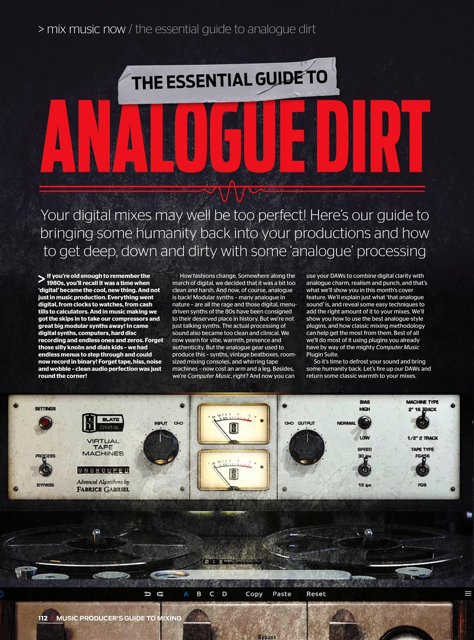 Music Magazine - Music Producer's Guide to Mixing First Edition Back Issue