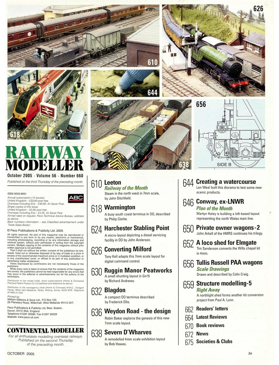Railway Modeller Magazine - October 2005 Back Issue