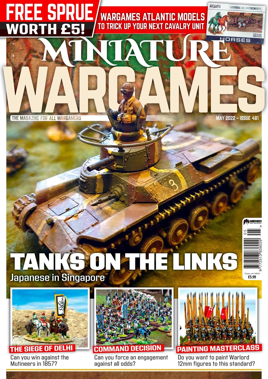 Miniature Wargames Magazine - May 2023 [481] Back Issue