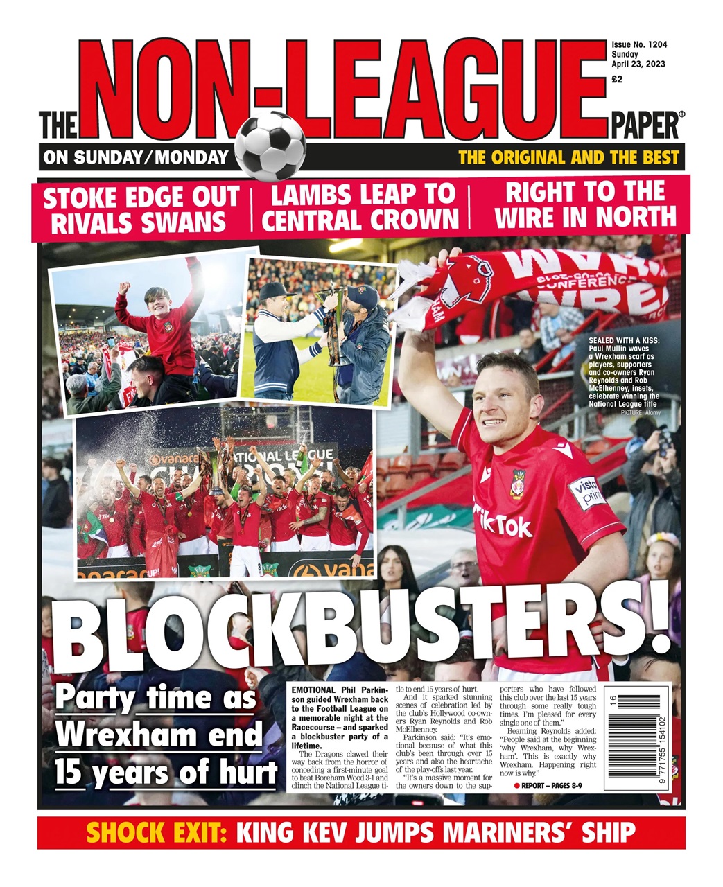 The Non-League Football Paper Magazine - 23-Apr-2023 Back Issue