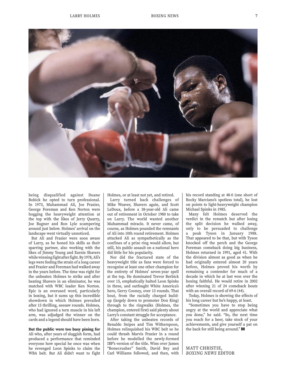 Boxing News Presents Magazine - Issue 17 Back Issue