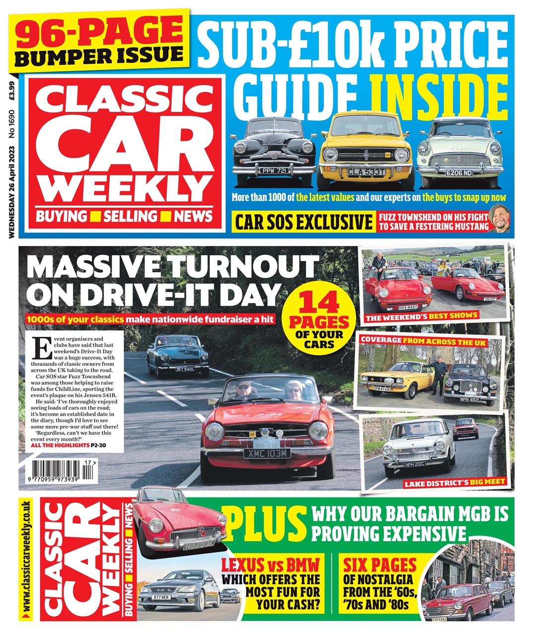 Classic Car Weekly Magazine - 26-Apr-2023 Back Issue