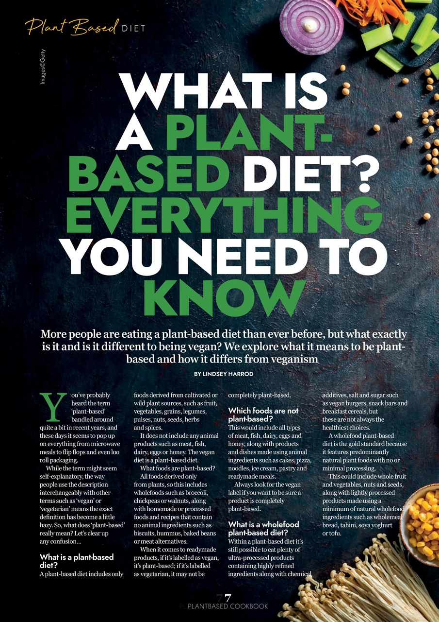 Healthy Eating Magazine - PlantBased Cookbook Back Issue