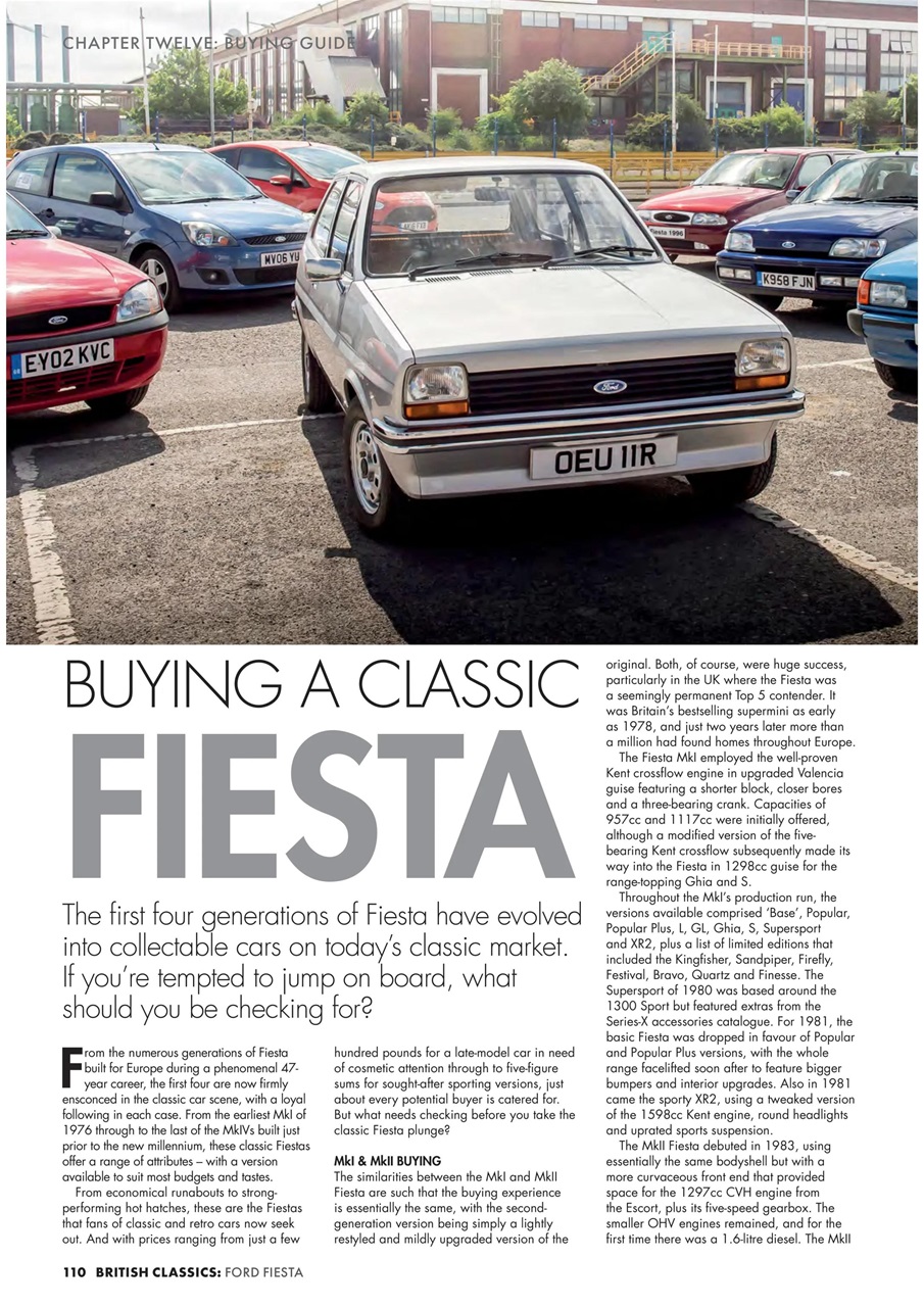 Aviation Specials Magazine - British Classics: Ford Fiesta Back Issue