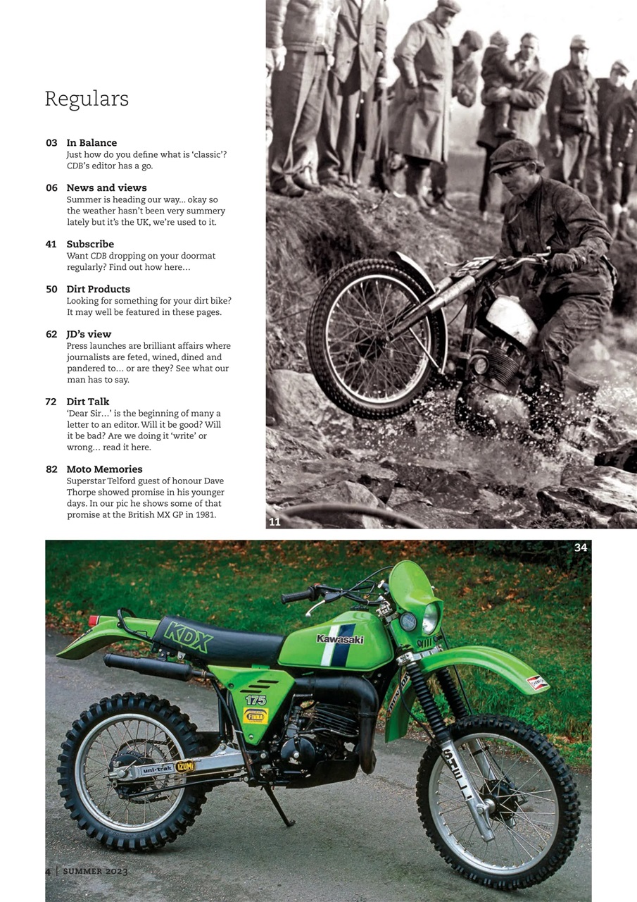 Classic Dirt Bike Magazine - Summer 2023 Back Issue