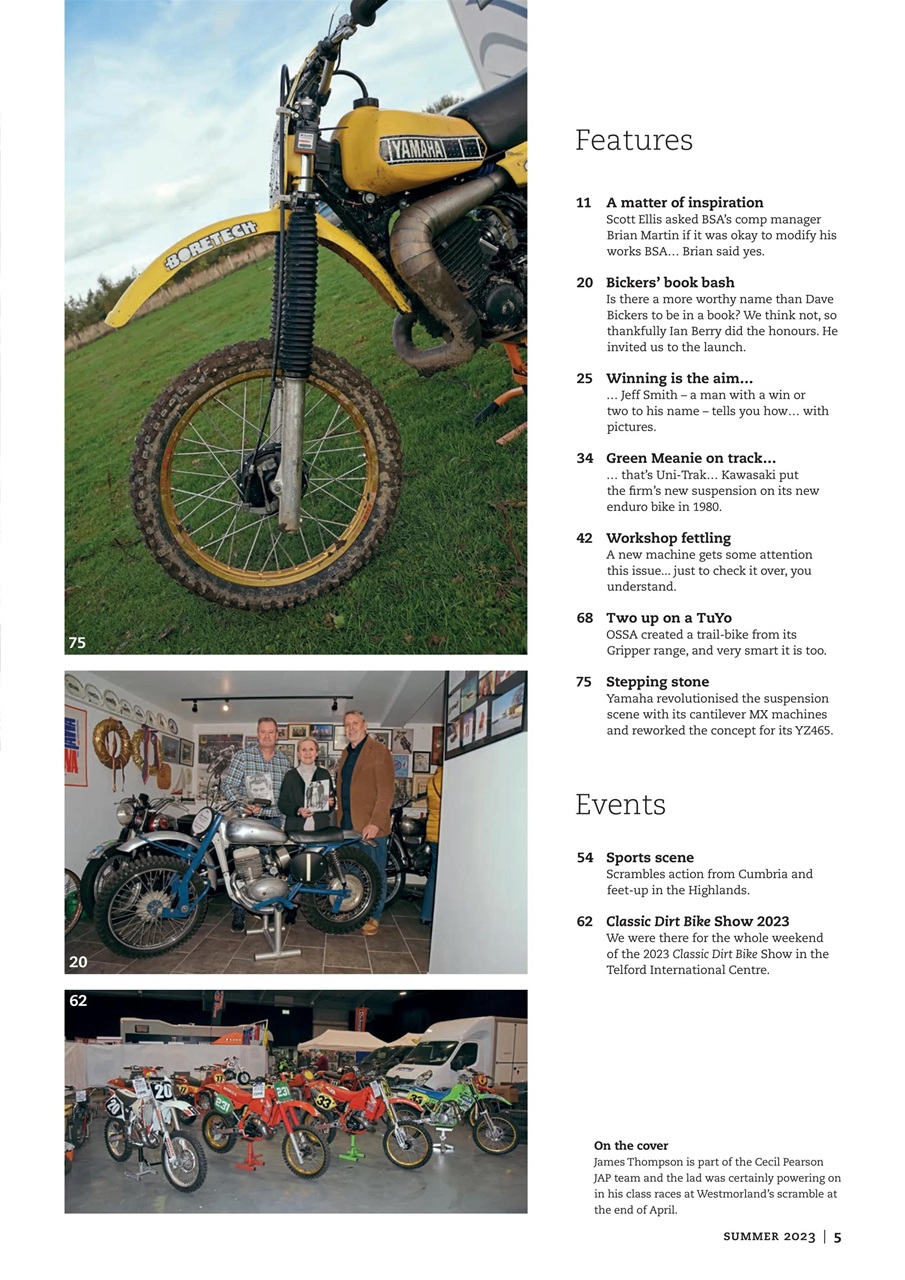 Classic Dirt Bike Magazine - Summer 2023 Back Issue