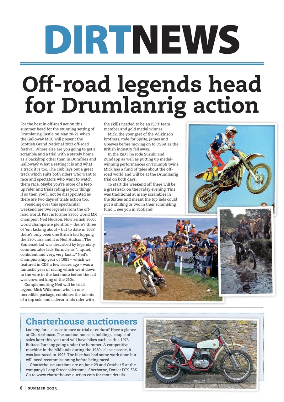 Classic Dirt Bike Magazine - Summer 2023 Back Issue