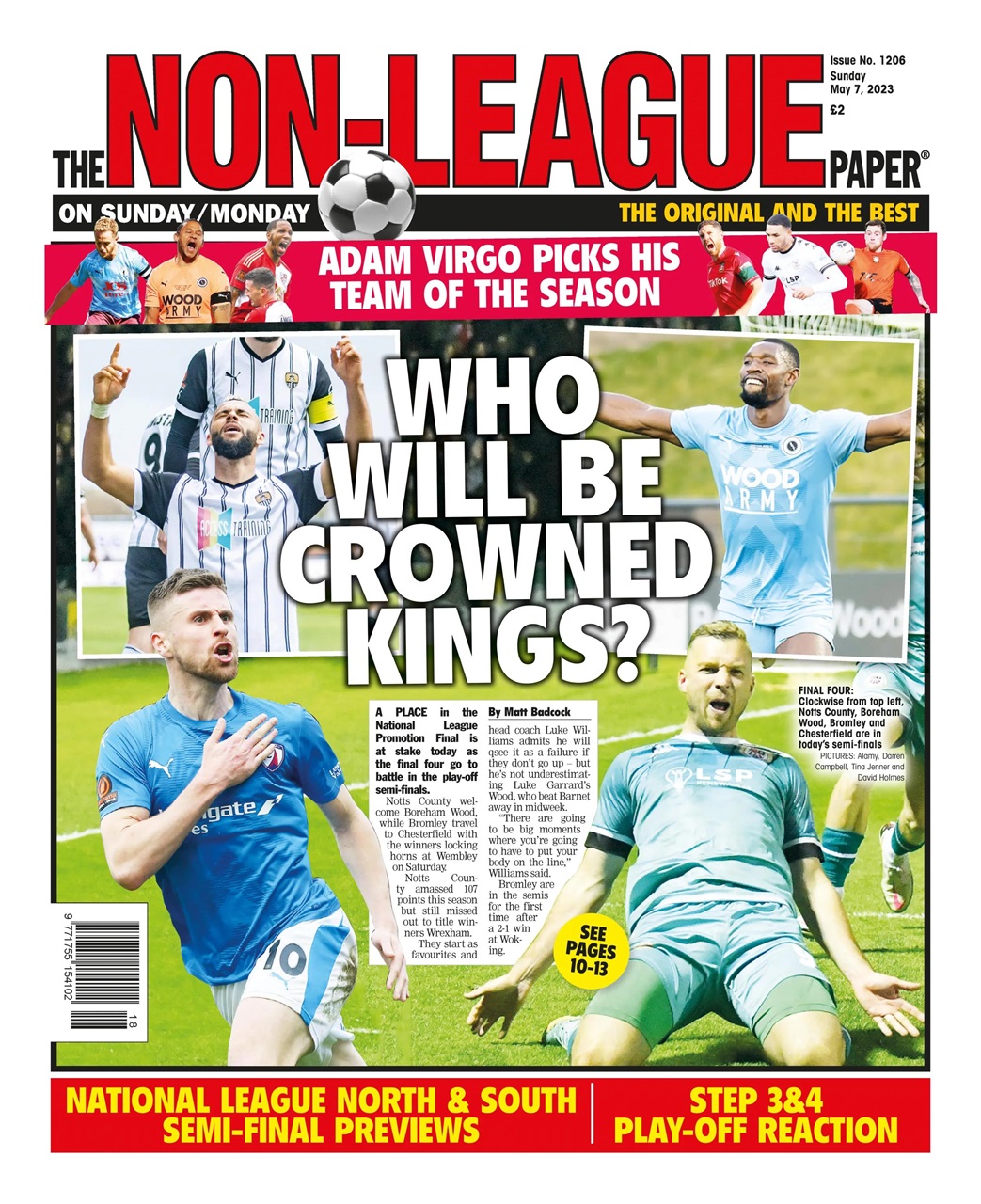 The Non-League Football Paper Magazine - 7-May-2023 Back Issue