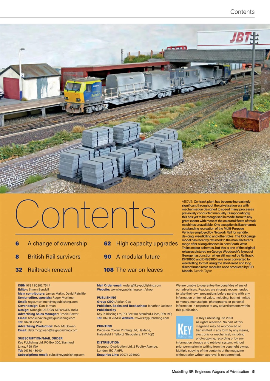 Hornby Magazine - Modelling BR Engineers' Wagons of Privatisation ...