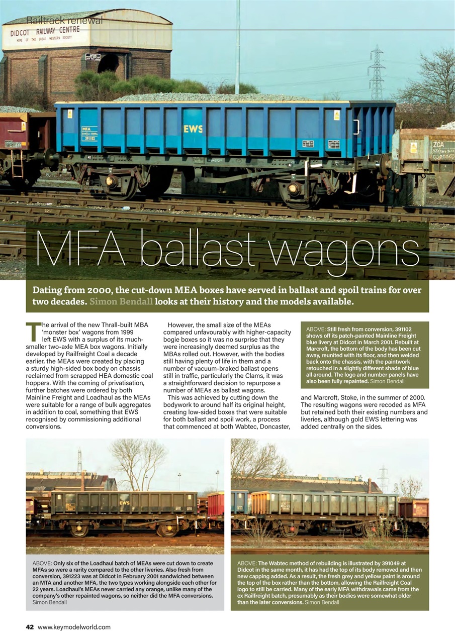 Hornby Magazine - Modelling BR Engineers' Wagons of Privatisation ...