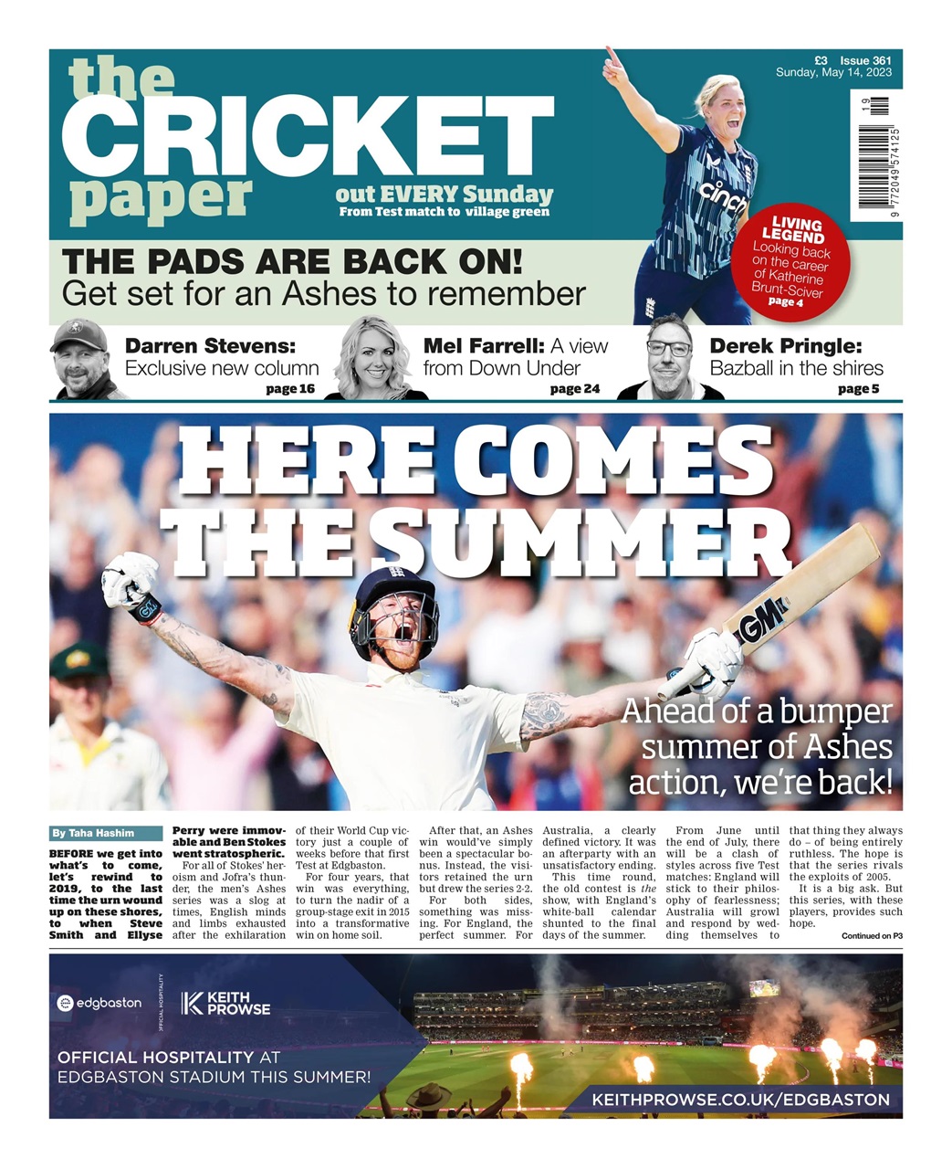 The Cricket Paper Magazine - 14-05-2023 Back Issue