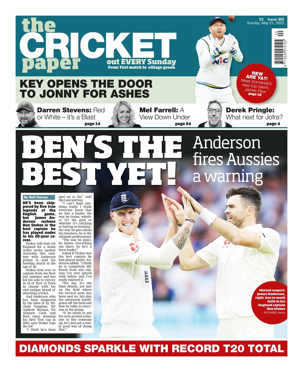 The Cricket Paper Magazine - 21-05-2023 Back Issue