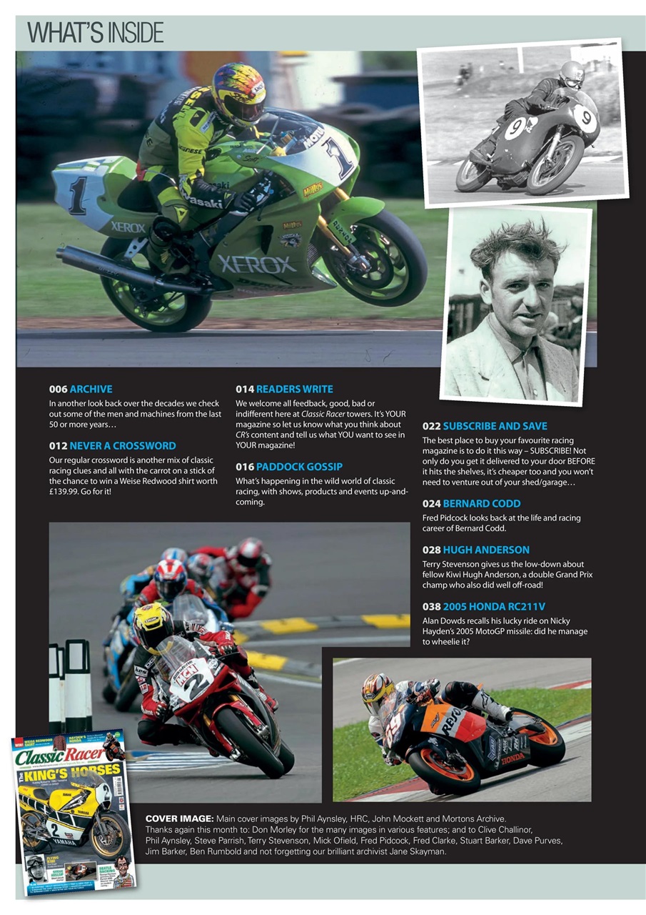 Classic Racer Magazine - July/August 2023 Back Issue