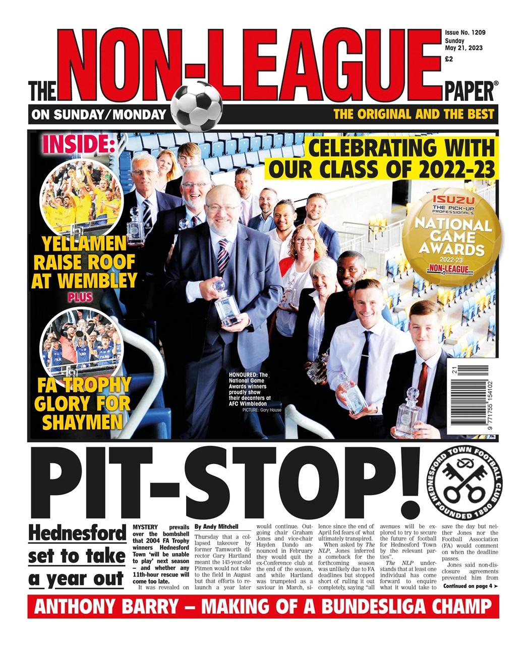 The Non-League Football Paper Magazine - 28-May-2023 Back Issue