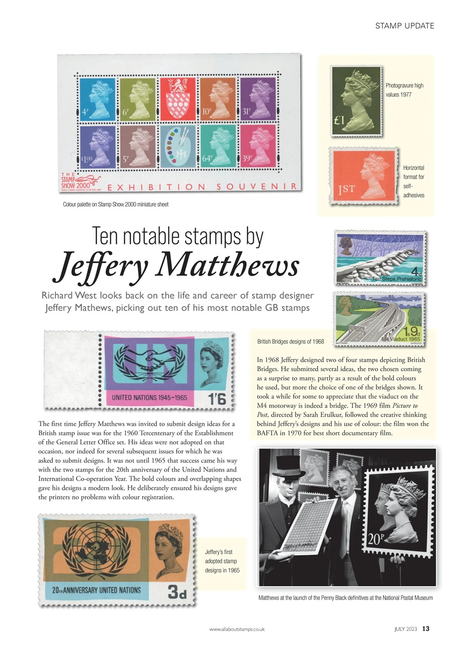 Stamp Collector Magazine - July 2023 Back Issue