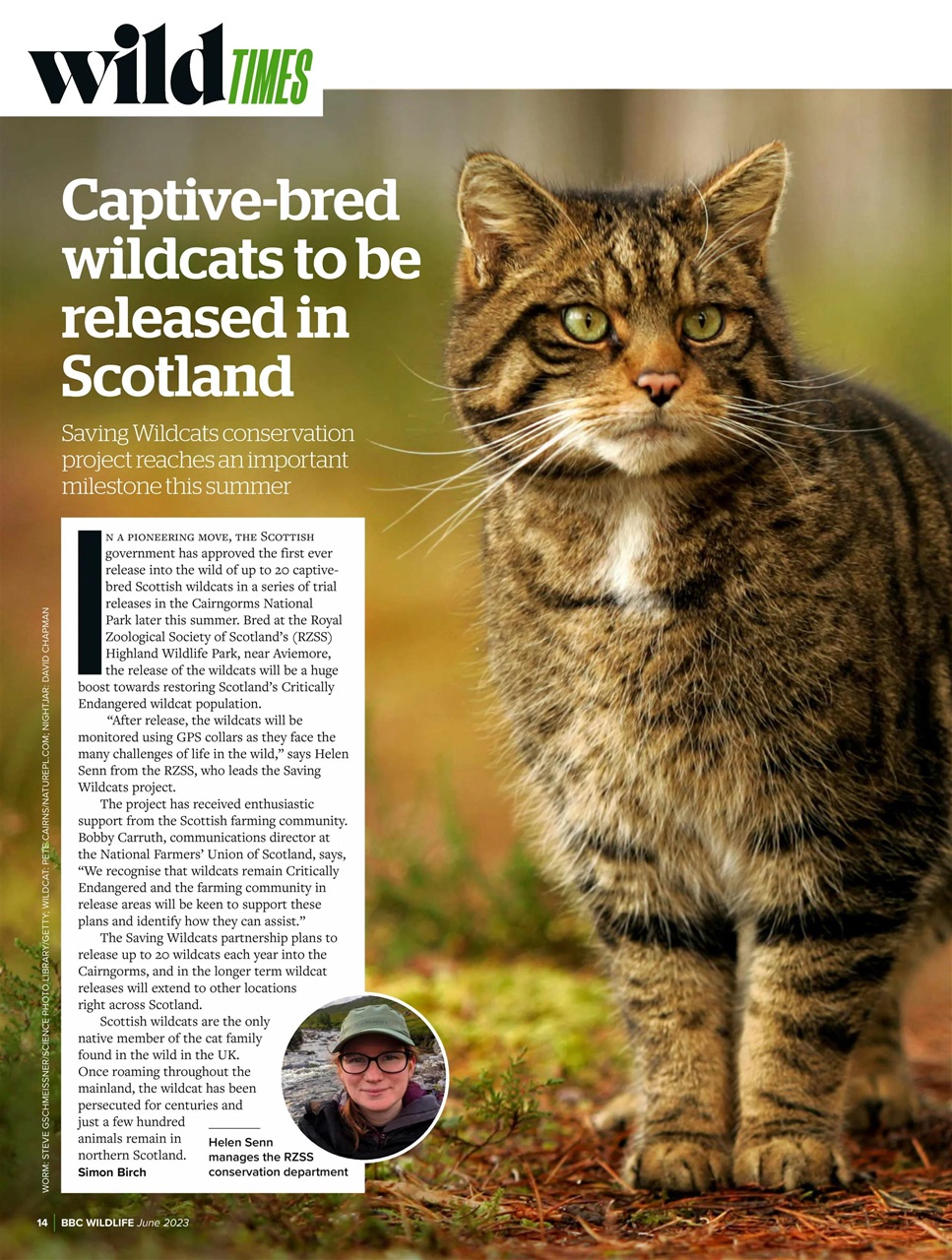 BBC Wildlife Magazine - June 2023 Back Issue