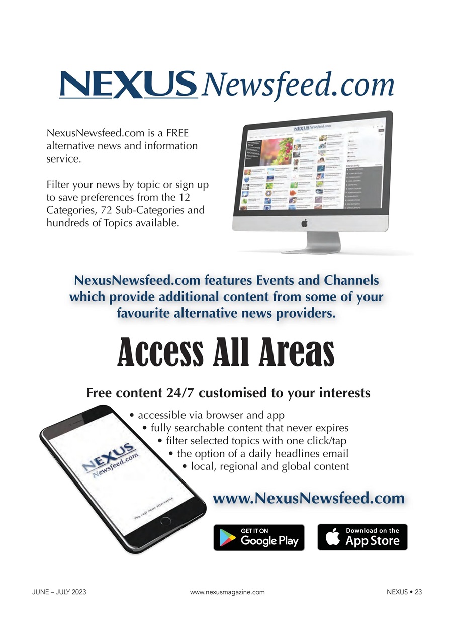 Nexus Magazine - Jun – Jul 2023 Back Issue