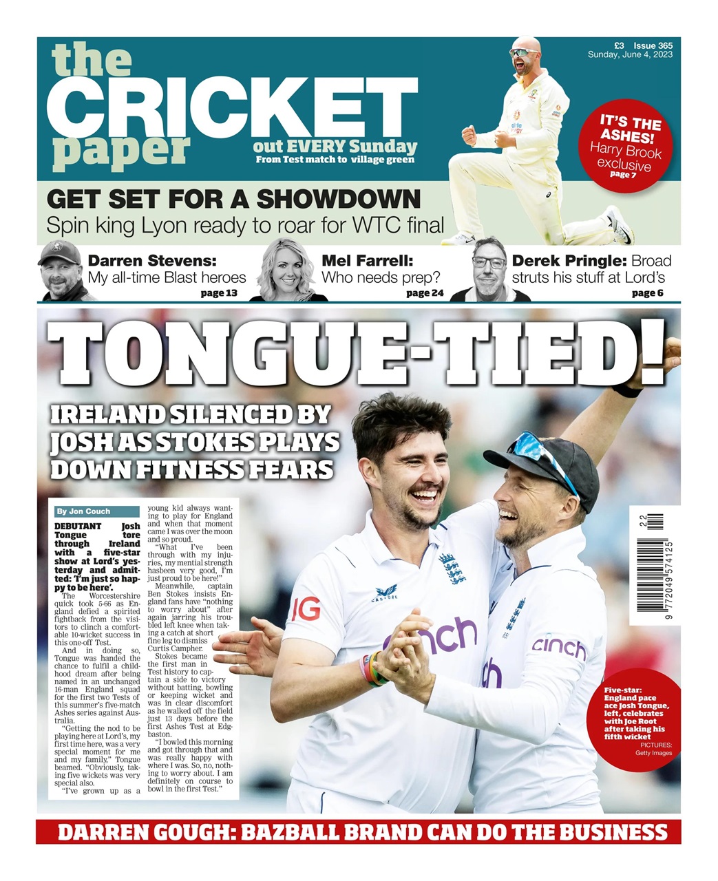 The Cricket Paper Magazine - 04-06-2023 Back Issue