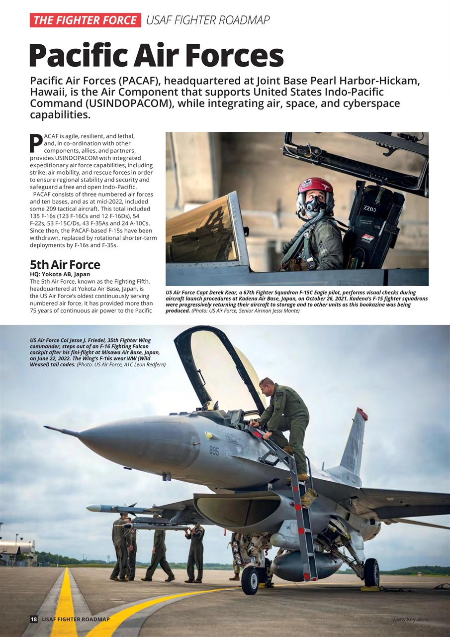 Combat Aircraft Journal Magazine - USAF Fighter Roadmap Special Issue