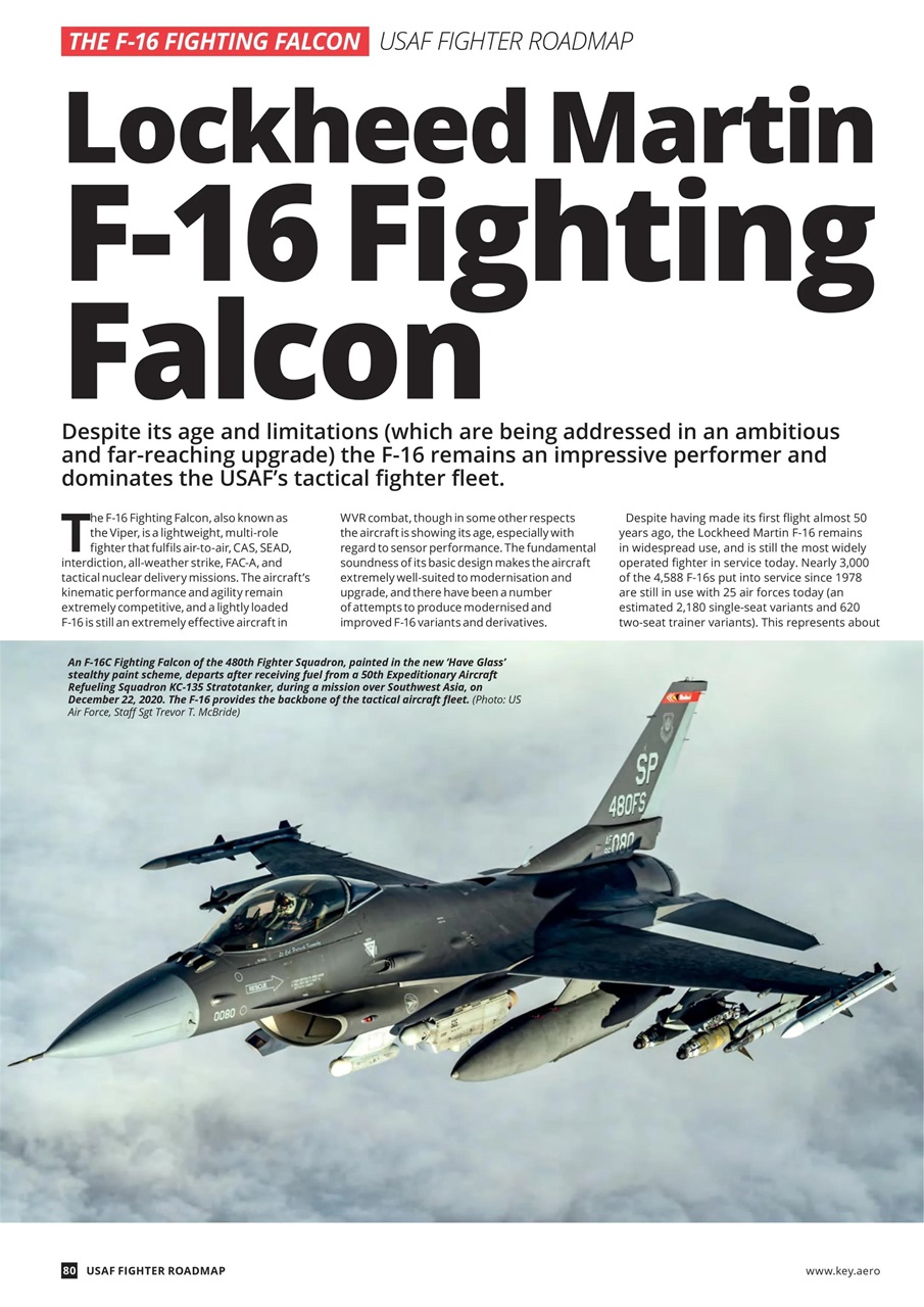 Combat Aircraft Journal Magazine - USAF Fighter Roadmap Special Issue