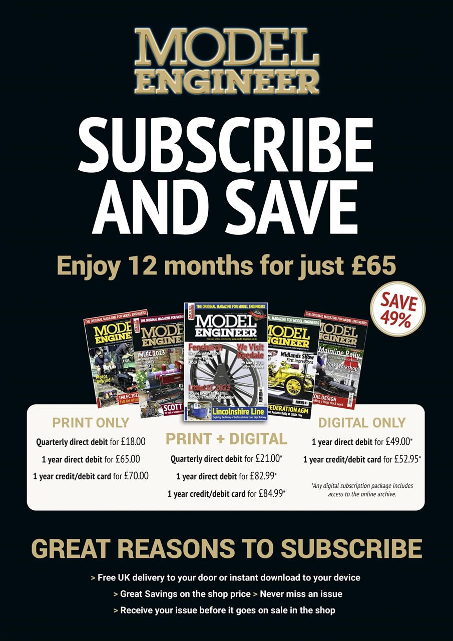 Model Engineer Magazine Issue 4720 Back Issue 