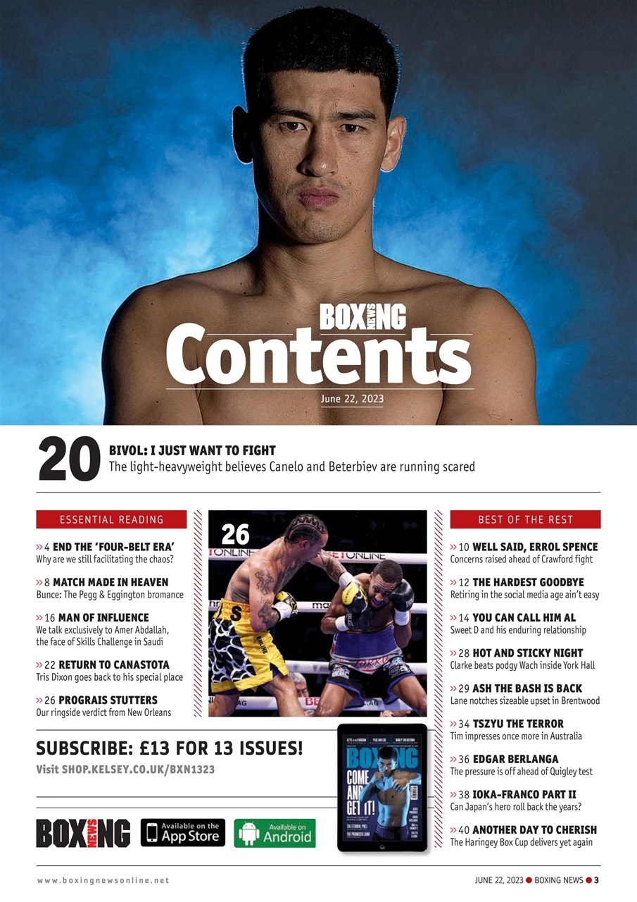 Boxing News Magazine - 22-Jun 2023 Back Issue