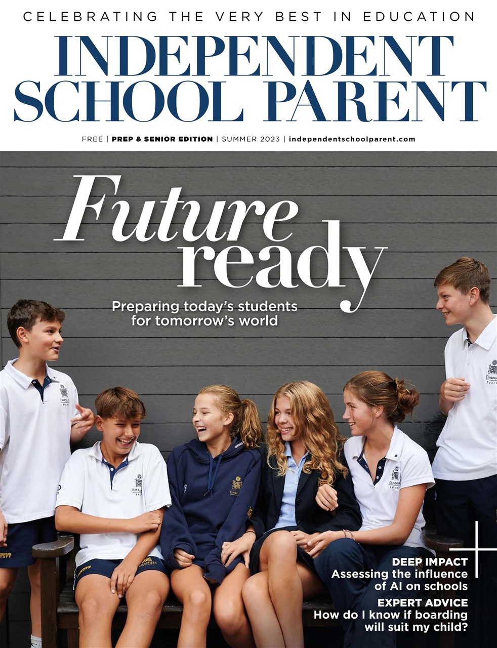 Independent School Parent Magazine - Summer Prep/Senior 2023 Back Issue