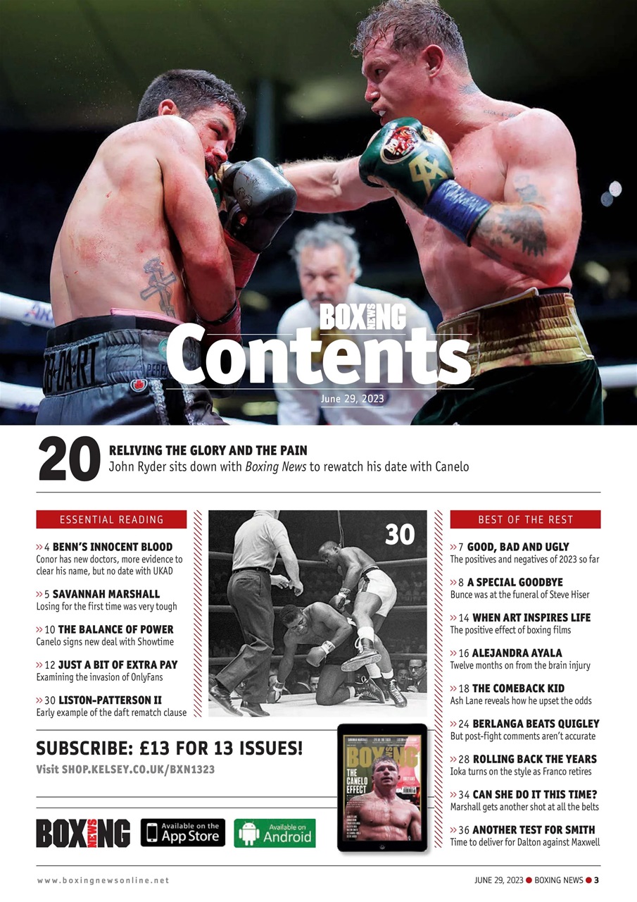 Boxing News Magazine - 29-Jun 2023 Back Issue