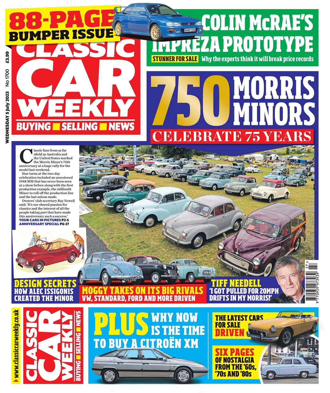 Classic Car Weekly Magazine - 5-Jul-2023 Back Issue