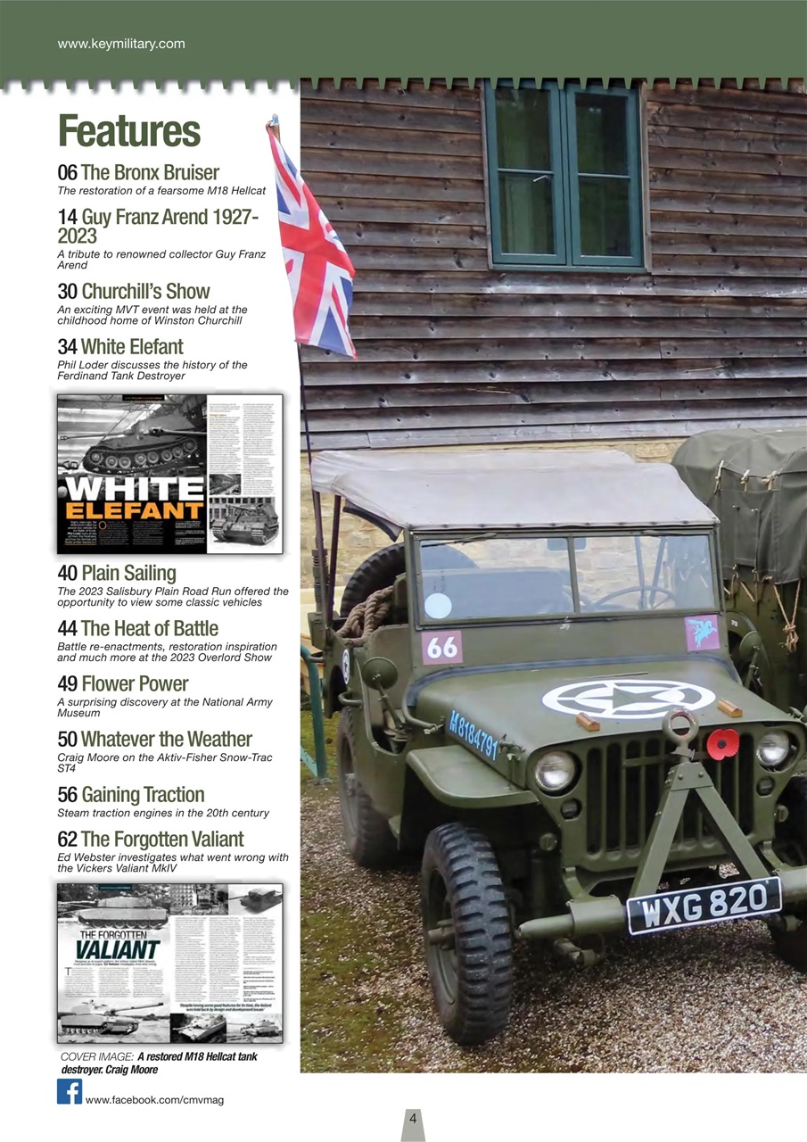 Classic Military Vehicle Magazine - August 2023 Back Issue