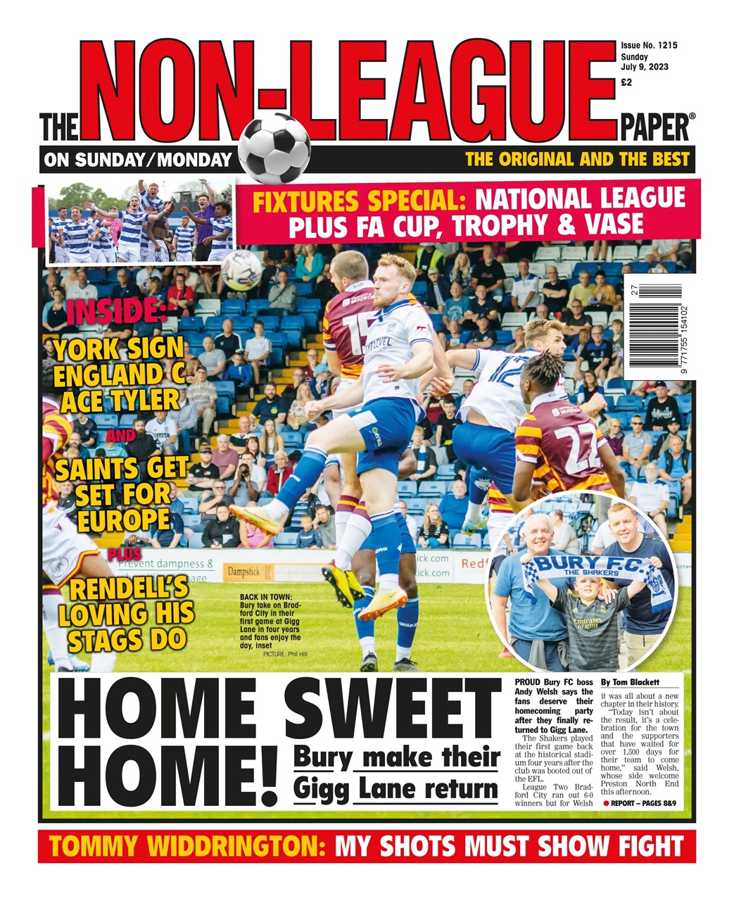 The Non-League Football Paper Magazine - 9-Jul-2023 Back Issue