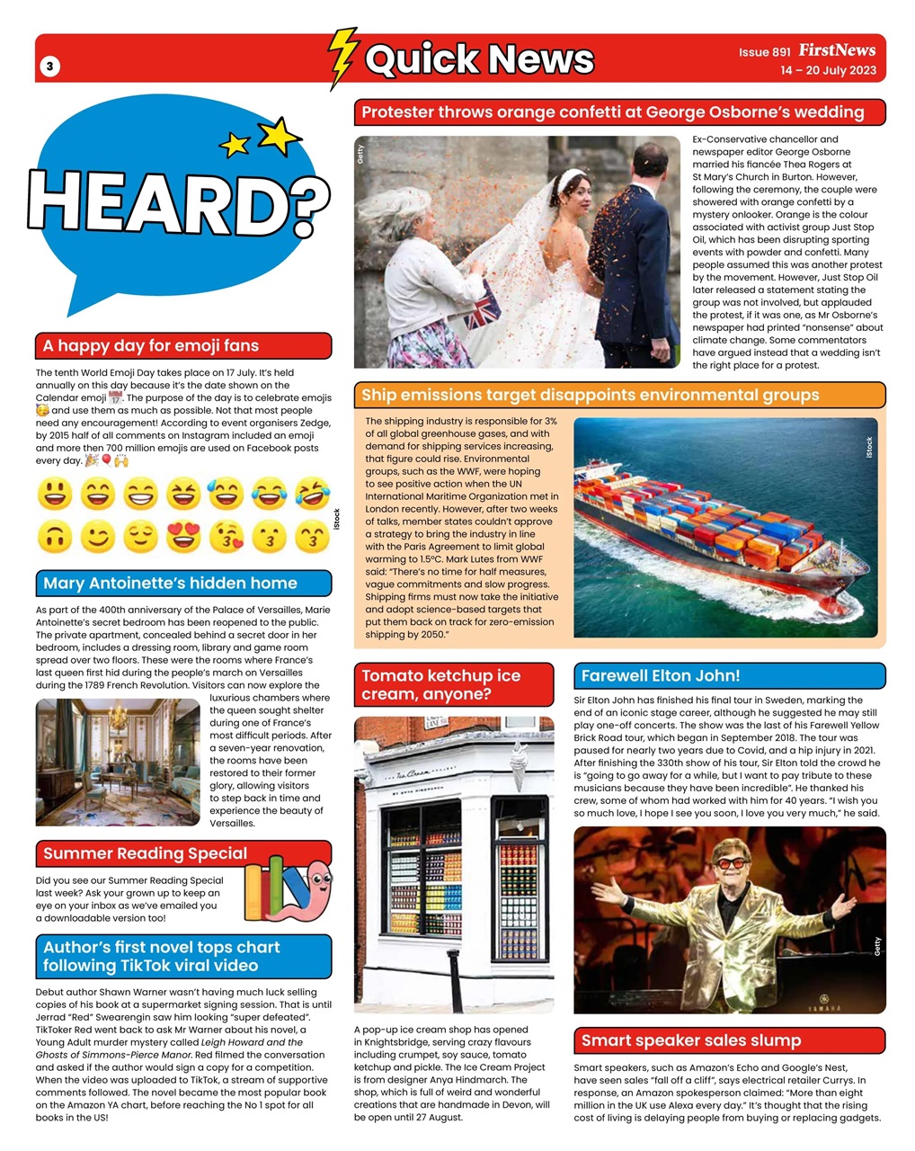 First News Magazine - First News Issue 891 Back Issue